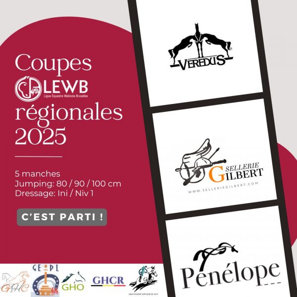 C’est reparti pour les Coupes LEWB régionales en saut d’obstacles et ...